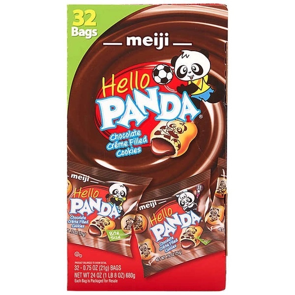 Bánh Hello Panda kem Socola Meiji loại 680g (21g x 32 gói). | Shopee Việt Nam