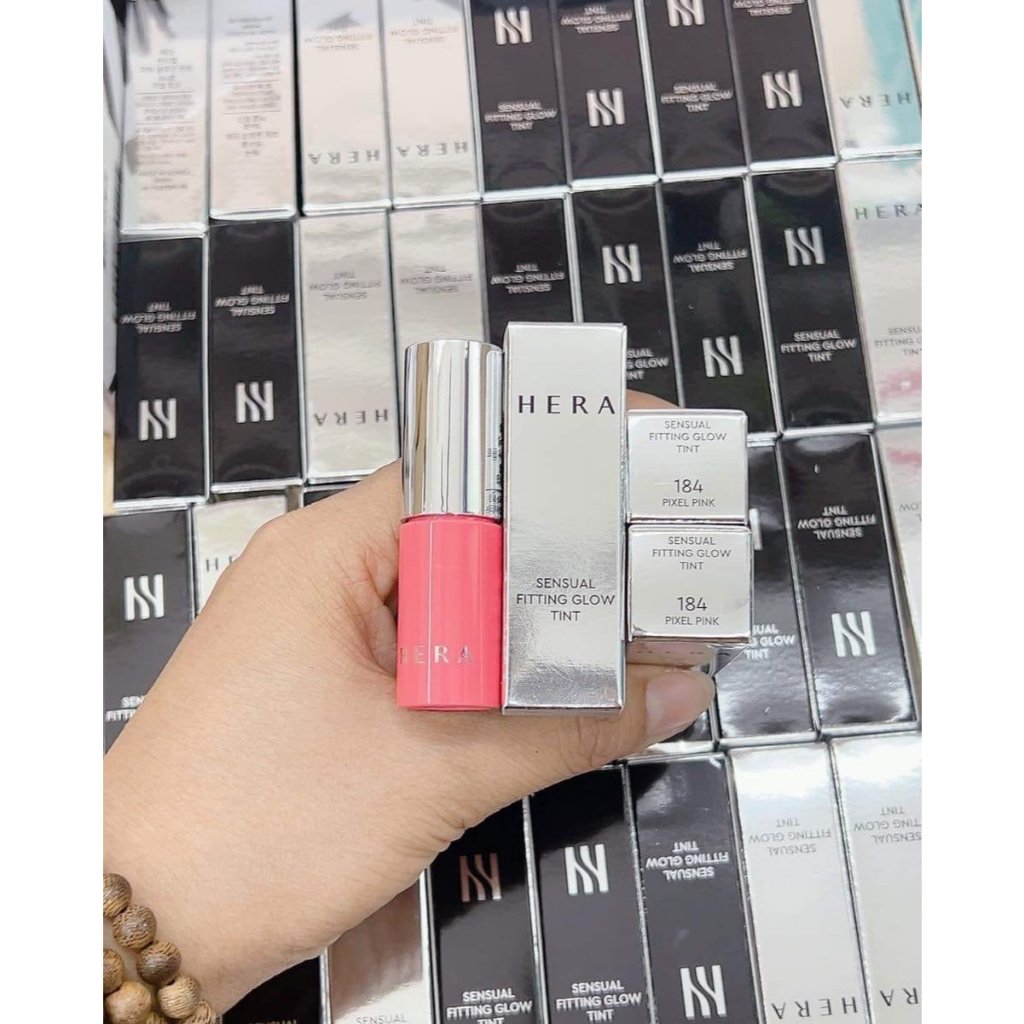 Son Kem Bóng Hera Sensual Fitting Glow Tint - 184 PIXEL PINK Minisize | Shopee Việt Nam