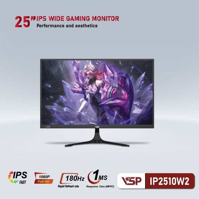 MÀN HÌNH VSP ESPORT GAMING 24" 25" 27" - 165Hz 180Hz - IPS - FHD 2K ...