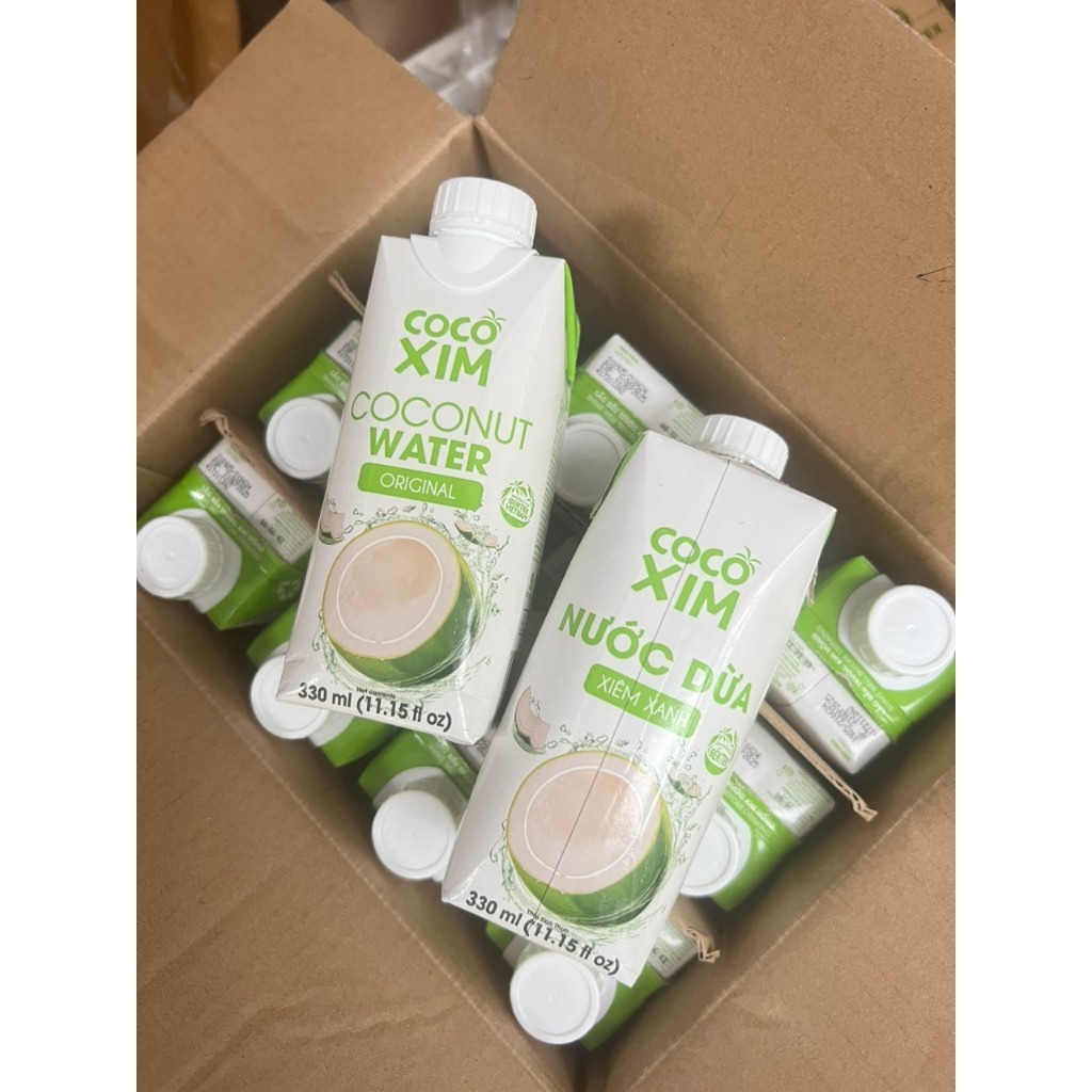 Nước Dừa Tươi COCO XIM Hương Vị Dừa Xiêm Xanh Chai 330ml/ 1L - Dùng ...