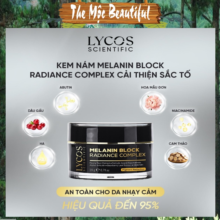 Kem Nám Đêm MELANIN BLOCK LYCOS, Kem Nám Lycos: giảm thâm nám tàn nhang ...