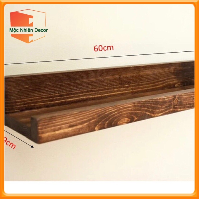 Kệ Gỗ Treo Tường Màu Nâu Kệ Gỗ Dài 80-120cm Để Khung Ảnh Quà Lưu Niệm ...