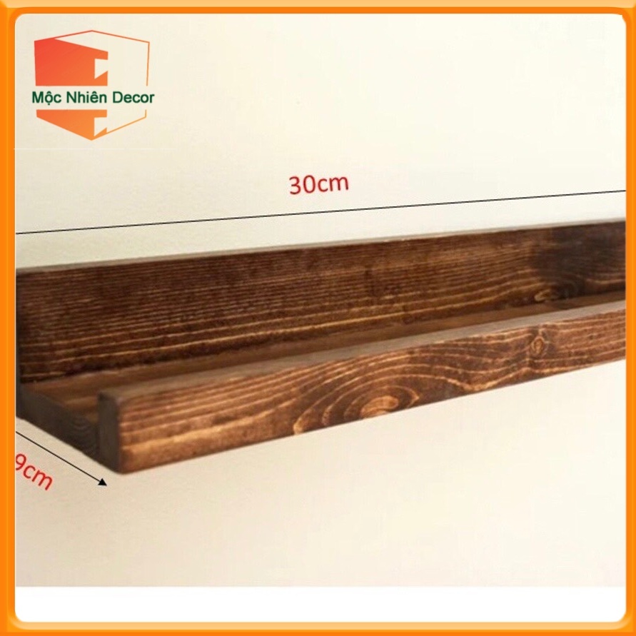 Kệ Gỗ Treo Tường Màu Nâu Kệ Gỗ Dài 80-120cm Để Khung Ảnh Quà Lưu Niệm ...