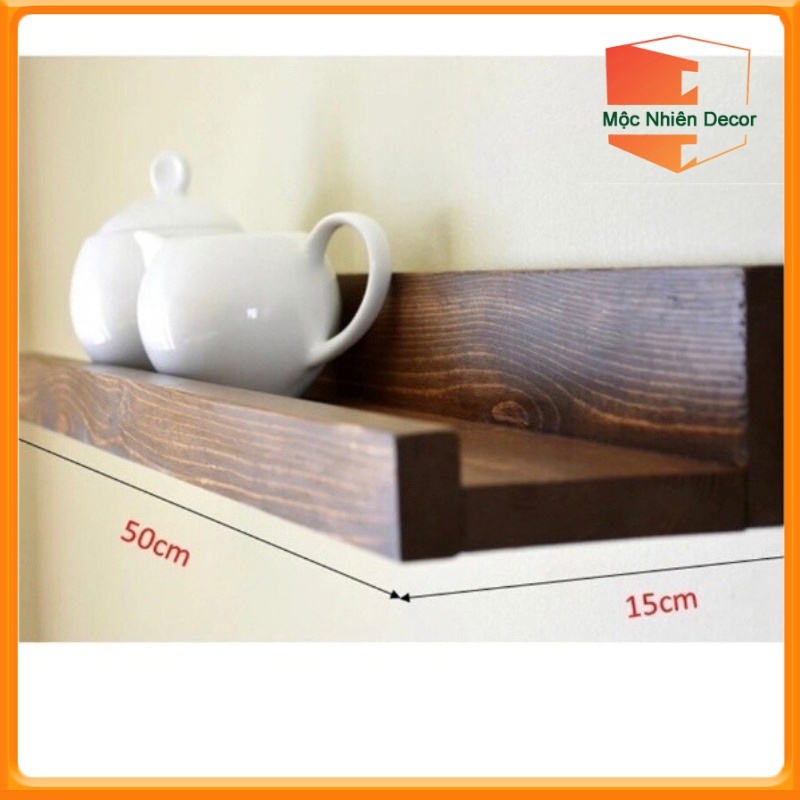 Kệ Gỗ Treo Tường Màu Nâu Kệ Gỗ Dài 80-120cm Để Khung Ảnh Quà Lưu Niệm ...
