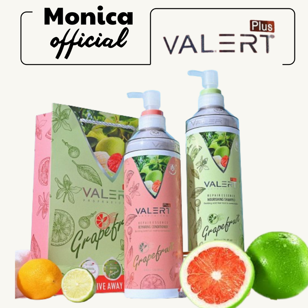 Cặp Dầu Gội Xả Bưởi Grapefruit Valert 850ML | Shopee Việt Nam
