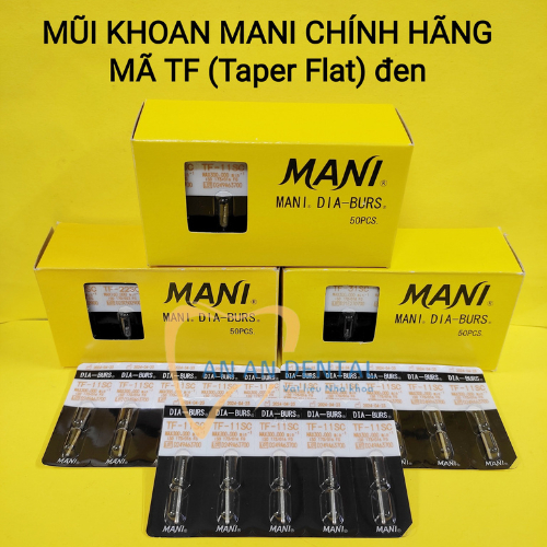 Mũi khoan Mani - Mã TF màu đen | Shopee Việt Nam