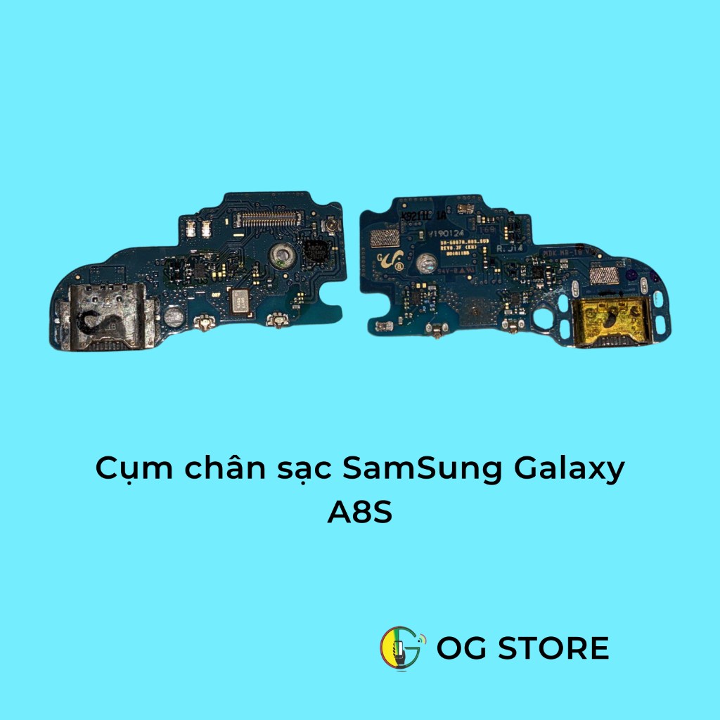 Cụm chân sạc, cáp main, khay sim SamSung Galaxy A8S Zin tháo máy ...