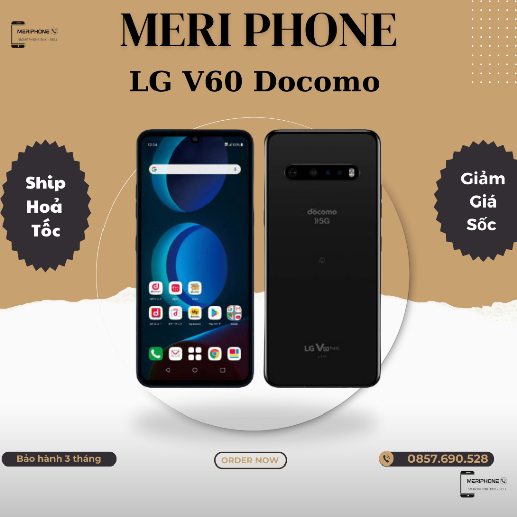 Điện thoại LG V60 docomo bản nhật 1 sim ram 8/128g chip snapdaragon 865 ...