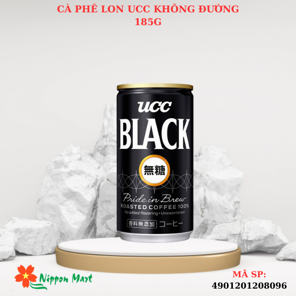 Cà Phê Lon Không Đường UCC Black Sugar Free 185g | Shopee Việt Nam
