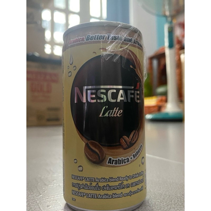 Nescafe' cà phê sữa đá uống liền- Lon 180ml (HSD 02/2025-Vị Latte ...