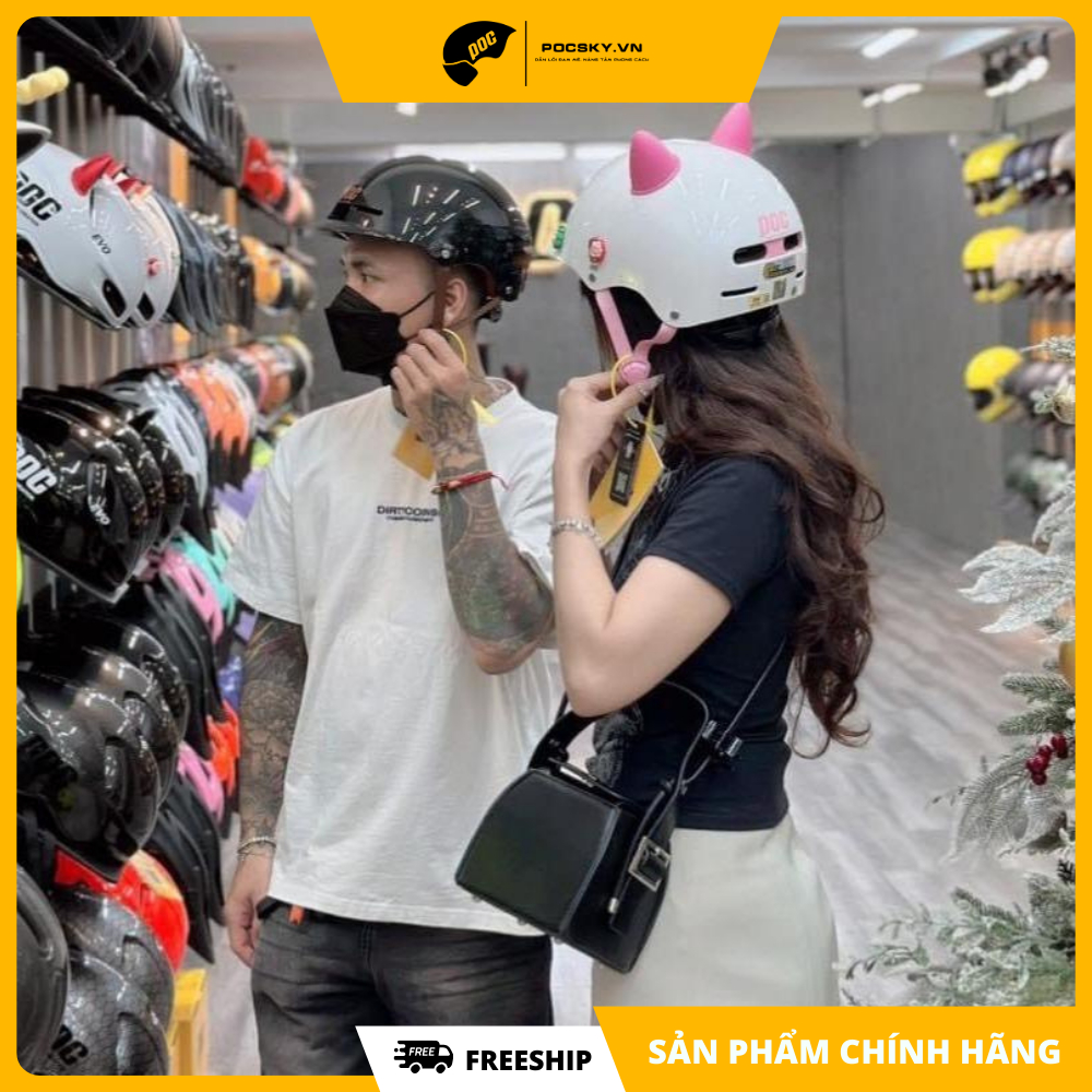 [Hỏa Tốc] Nón POC Đạt Chuẩn Đi Xe Máy P20 [ CREATION 2] Cao Cấp | Shopee Việt Nam