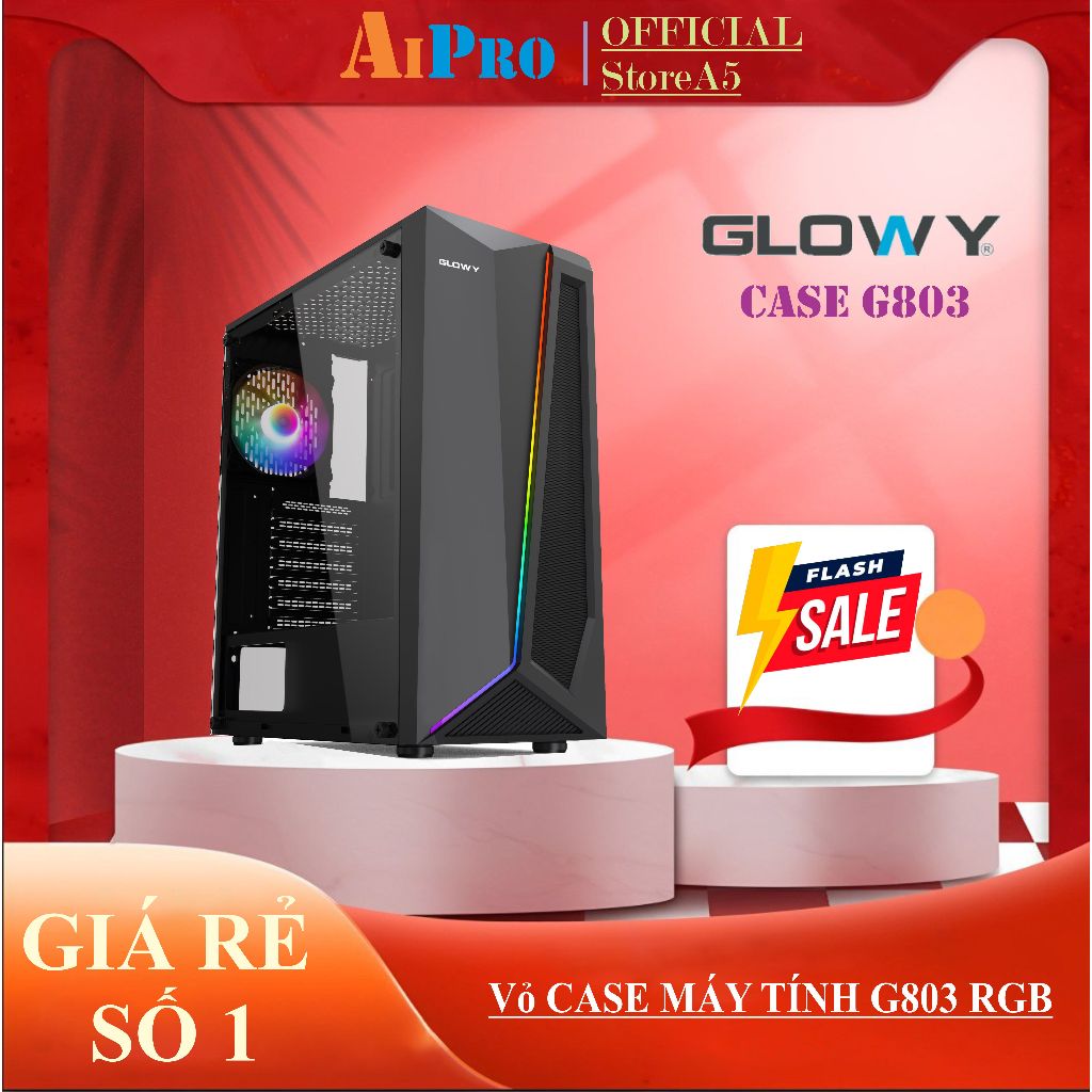 Vỏ case máy tính - Case Gloway G803 RGB hàng chính hãng !!! | Shopee Việt Nam