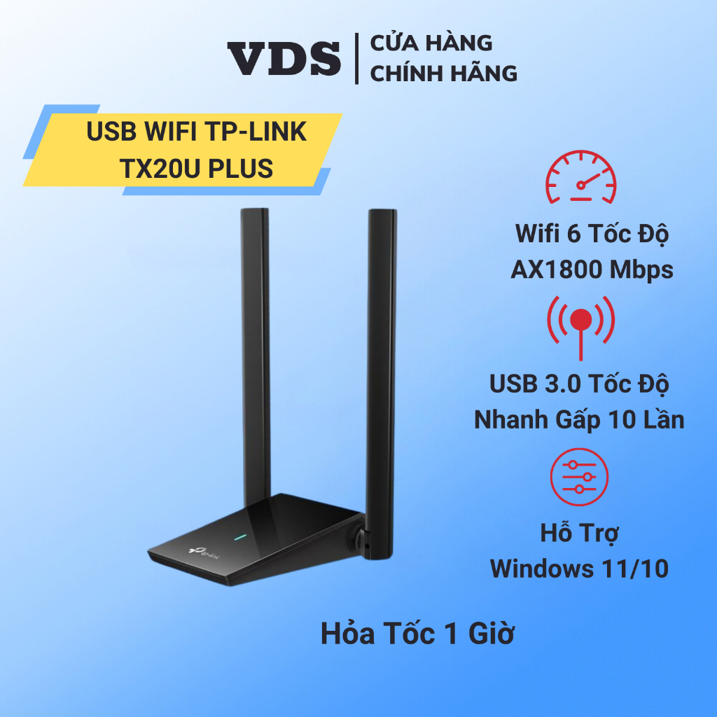 USB WiFi TP-Link Archer TX20U Plus chuẩn wifi 6- Bộ Chuyển Đổi Ăng Ten ...