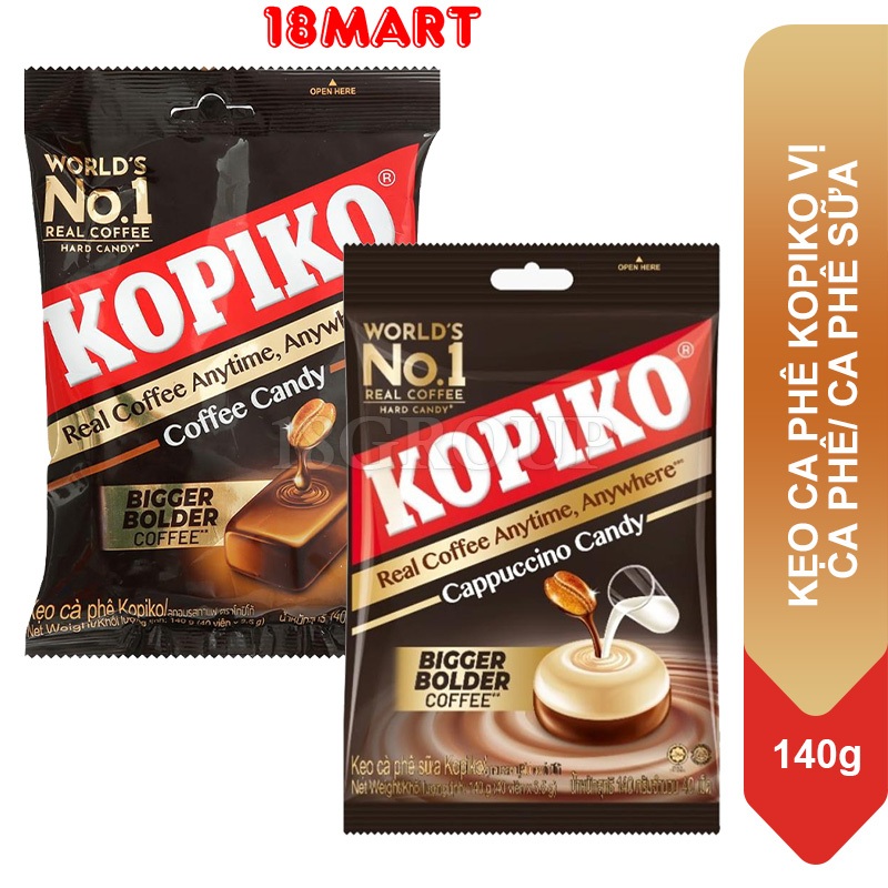 Kẹo Cà Phê Kopiko Gói 140g (40 viên) | Shopee Việt Nam