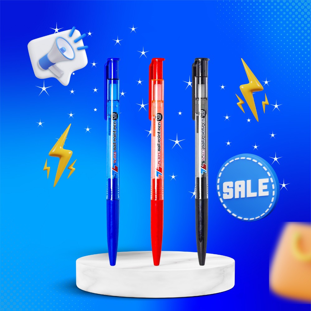 (1 Cây) Bút Bi Thiên Long TL-023 Ngòi 0.8mm | Shopee Việt Nam