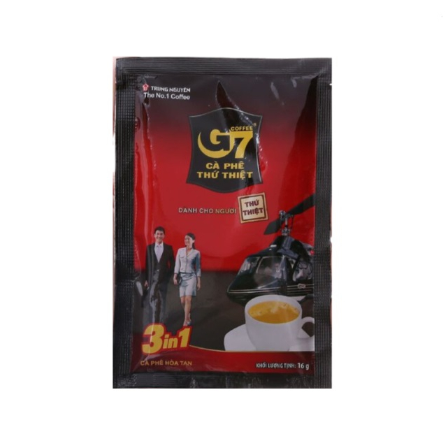 Combo 10 gói vuông Cà phê sữa 3in1 G7 - Cà phê Trung Nguyên (16g/gói) | Shopee Việt Nam