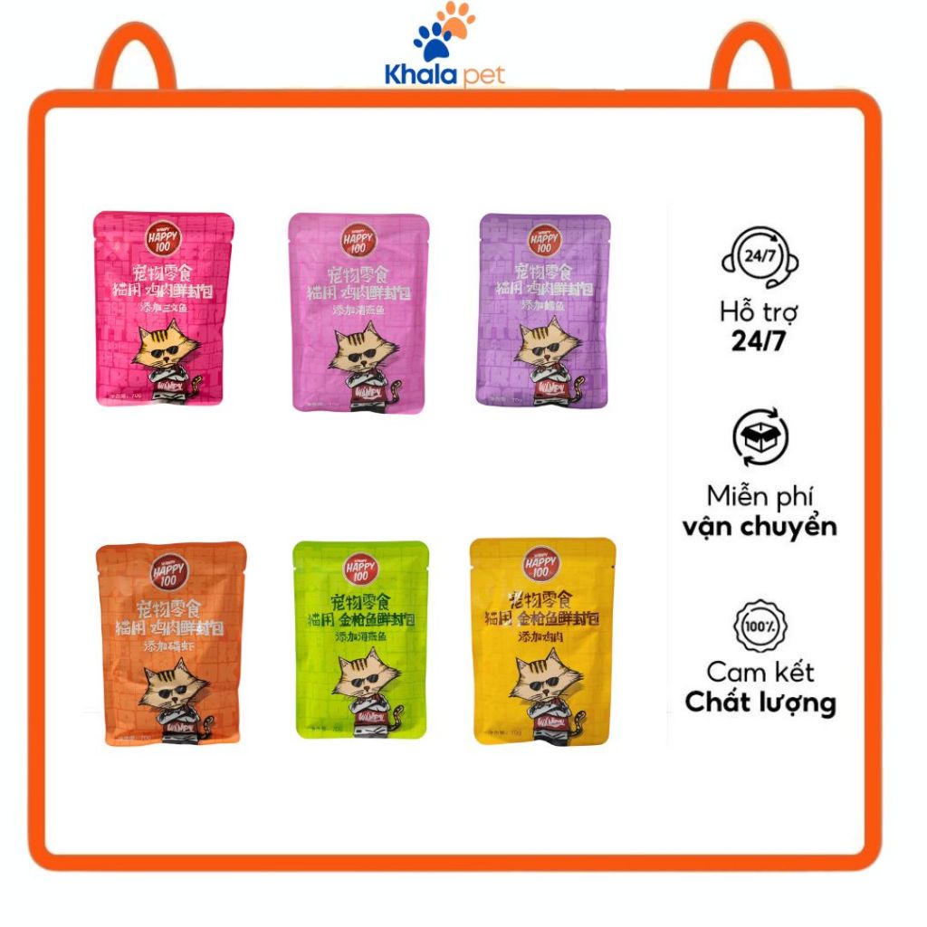 Pate happy 100 70g - Khala Pet | Shopee Việt Nam