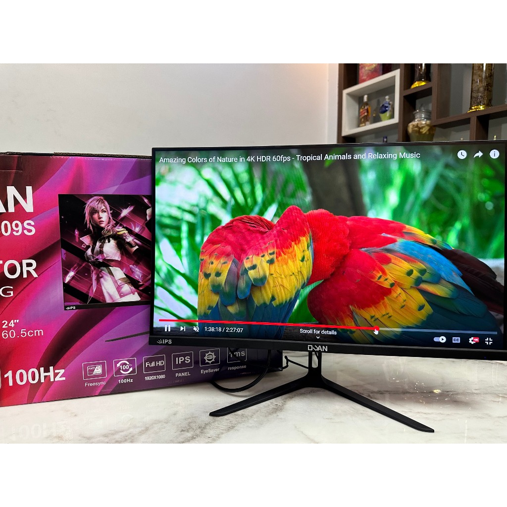 Màn hình DUAN 24inch Tràn Viền 100Hz, Full HD - IPS, Siêu nét Siêu Đẹp - Bảo hành 24 Tháng ...