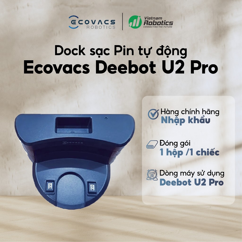 Dock sạc pin tự động cho Ecovacs Deebot U2 Pro - Phiên bản quốc tế ...