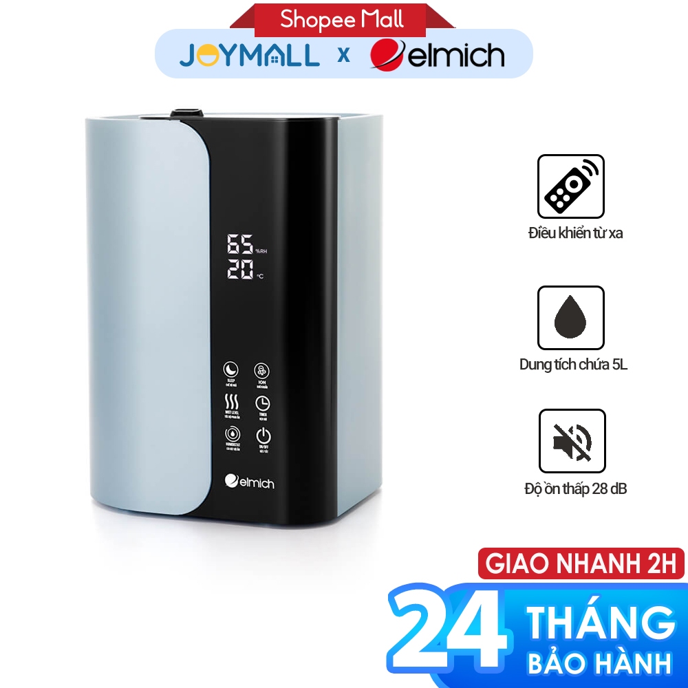 Máy tạo ẩm thông minh Elmich HE-8583, Hàng chính hãng, 25W, công nghệ siêu âm bù ẩm - JoyMall ...
