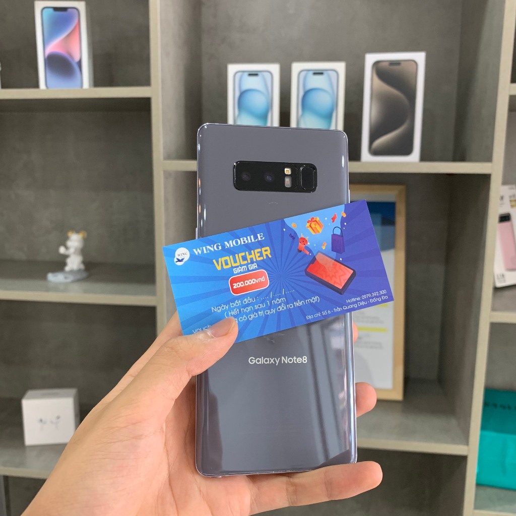 ĐT SS galaxy note8 - Hình thức 98-99% - Bộ nhớ 64GB - zin all - bảo ...
