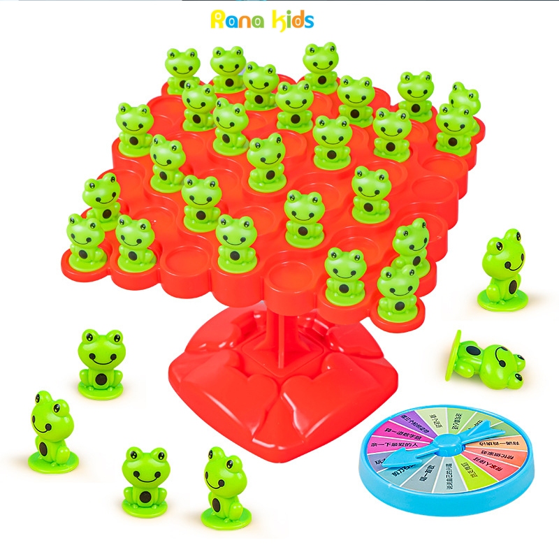Cây cân bằng ếch Rana Kids, đồ chơi ếch thăng bằng để bàn cho trẻ em ...