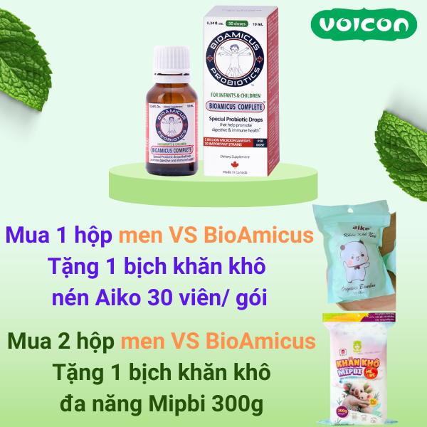 [Hàng chính hãng] Men vi sinh 10 chủng BioAmicus Complete 10ml | Shopee ...