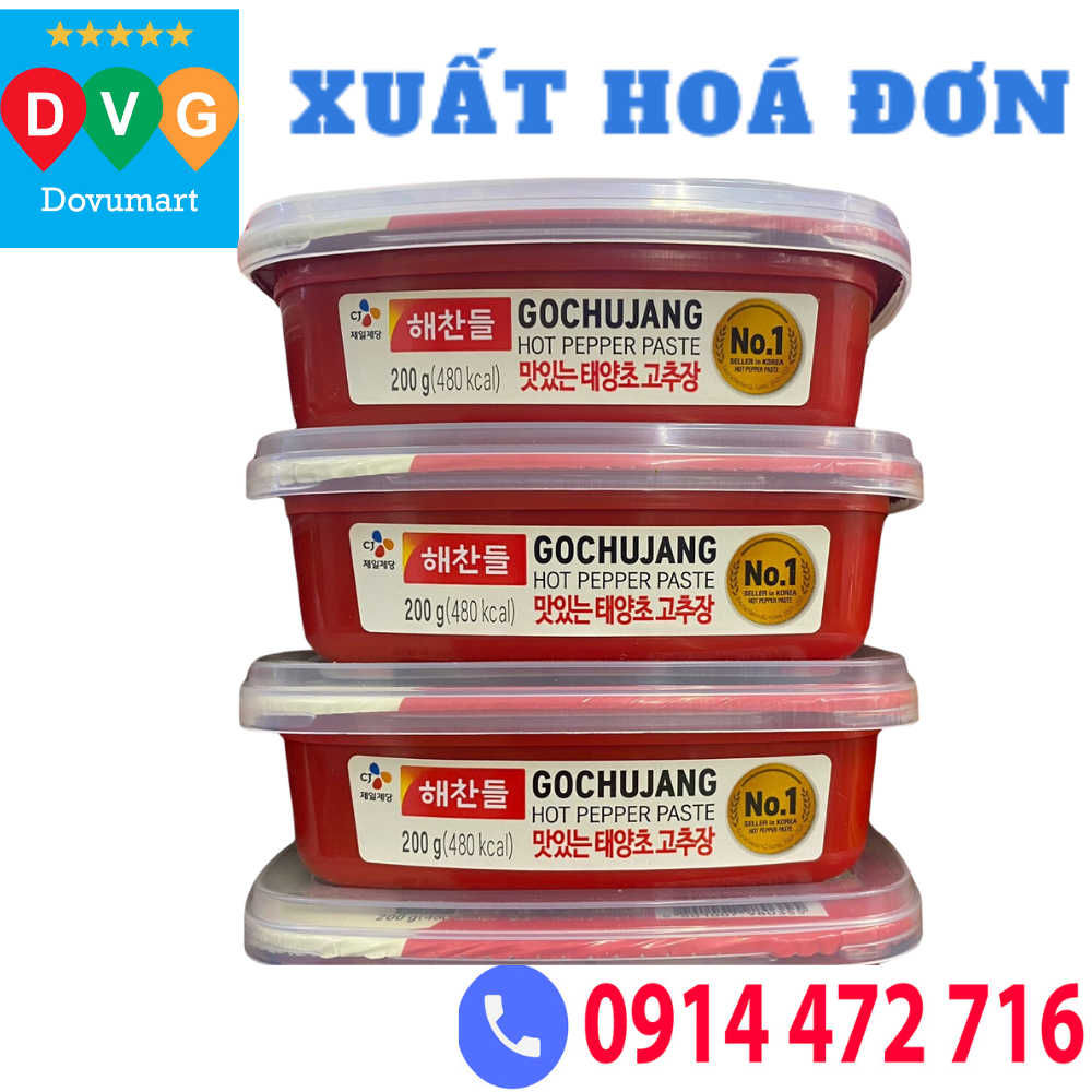 Tương Ớt Gochujang CJ Hàn Quốc Hộp 200G / CJ) 맛있는태양초고추장 200G | Shopee Việt Nam