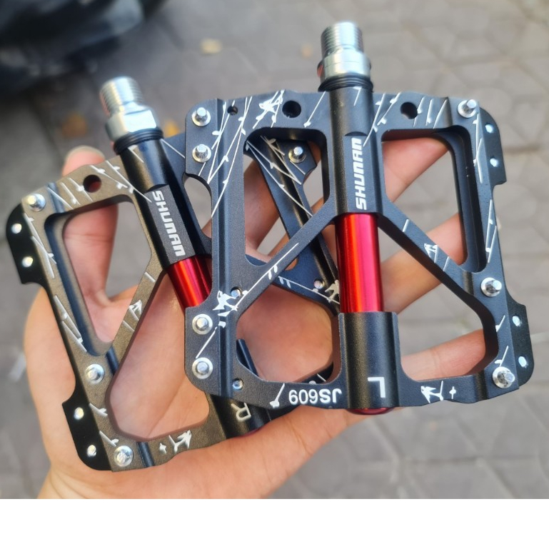 Bàn đạp/Pedal Nhôm nguyên khối Cao cấp cho Xe đạp xe Thể thao địa hình, Pedal Siêu đẹp bền bỉ ...