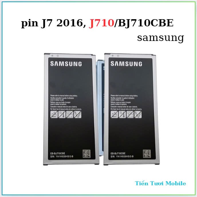 Pin zin Samsung J7 2016, J710 BJ710CBE,mới | Shopee Việt Nam