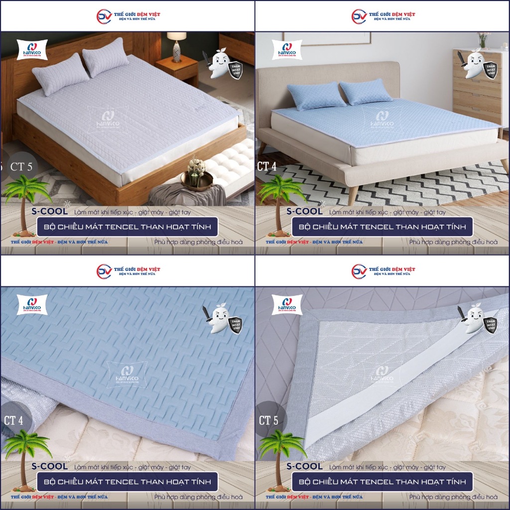 BỘ CHIẾU MÁT TENCEL - S-COOL THAN HOẠT TÍNH HANVICO - HÀNG CHÍNH HÃNG | Shopee Việt Nam
