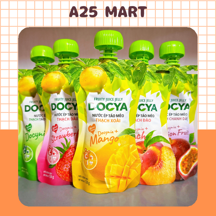 Nước Ép Táo Mèo Thạch Trái Cây DOCYA Túi 120g | Shopee Việt Nam