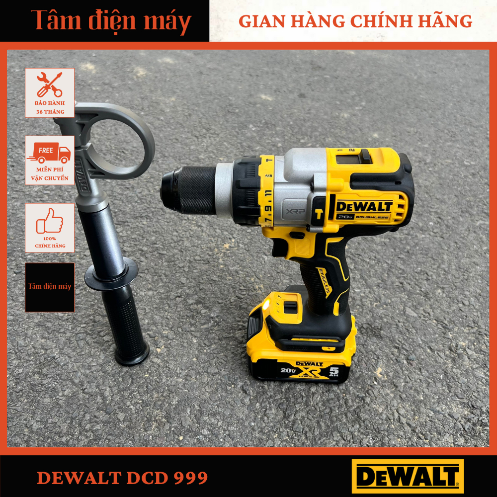 [CHÍNH HÃNG] Máy Khoan Pin Rút Lõi Dewalt DCD 999 | Shopee Việt Nam