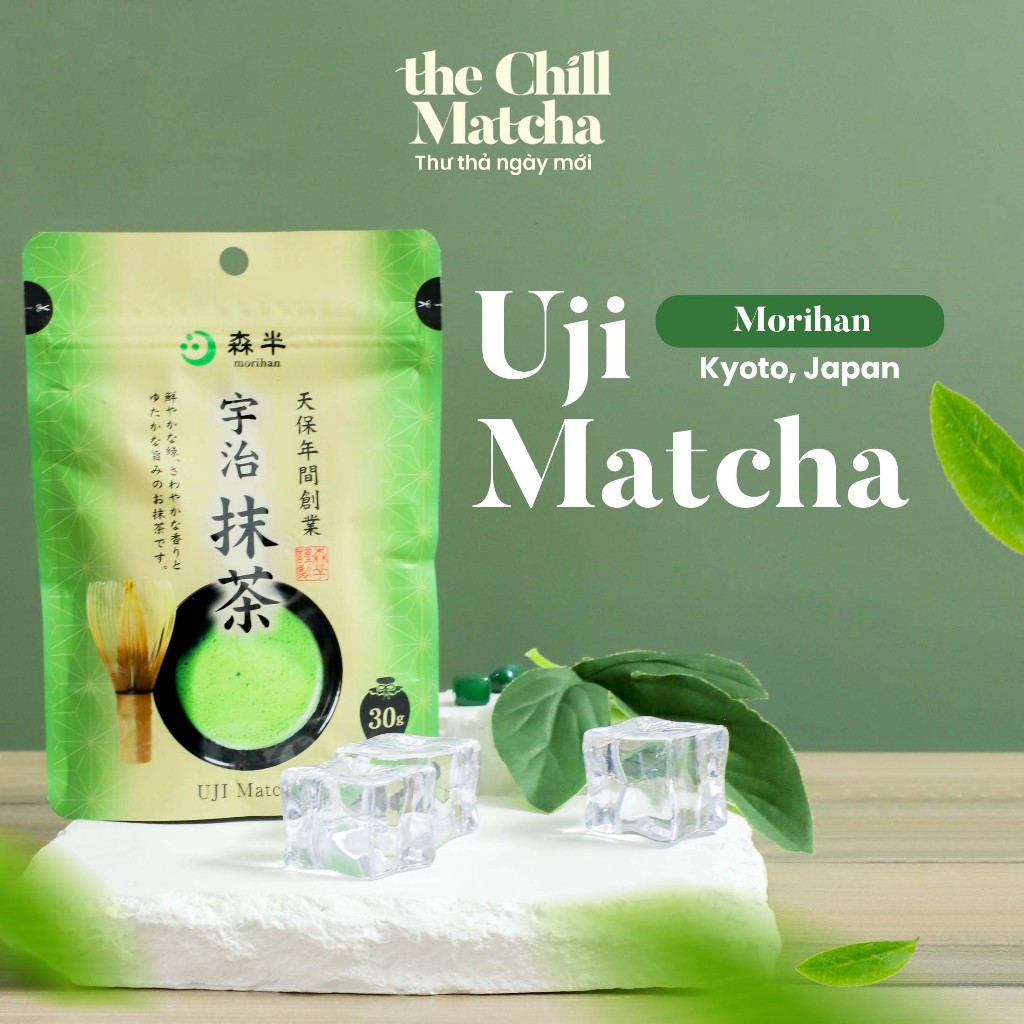 Bột Uji Matcha Morihan Nhật Bản nguyên chất | 30g | the Chill Matcha | Shopee Việt Nam