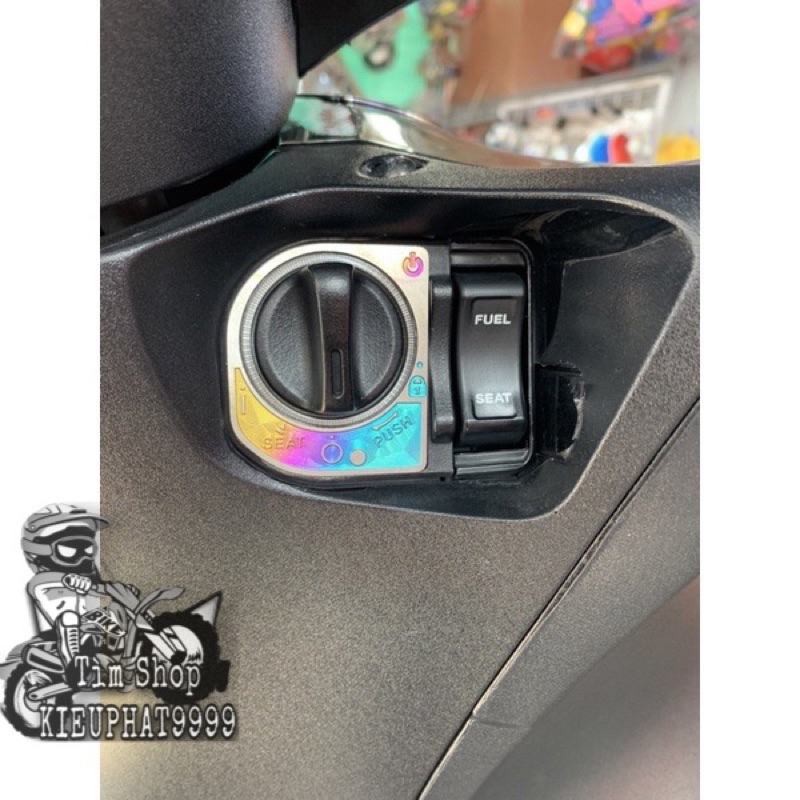 Dán khoá sh smartkey / logo ốp khoá sh smarkey titan có keo sẵn ...