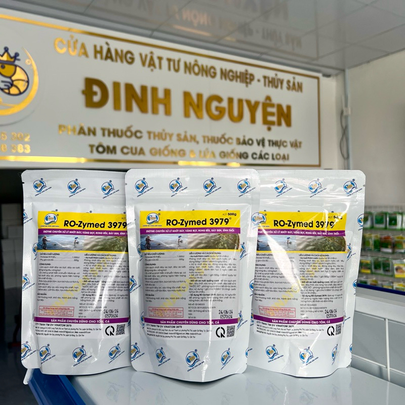 RO-ZYMED 3979 (Rozymed) xử lý nhớt đáy, váng bọt, rong rêu, đáy đen ...