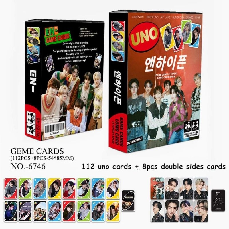 UNO card ENHYPEN | Shopee Việt Nam