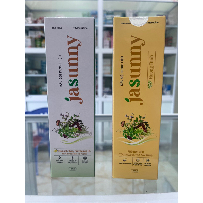 Dầu Gội Dược Liệu JASUNNY (Chai 220ml) - Giúp Sạch Gàu, Giảm Ngứa, Ngừa ...