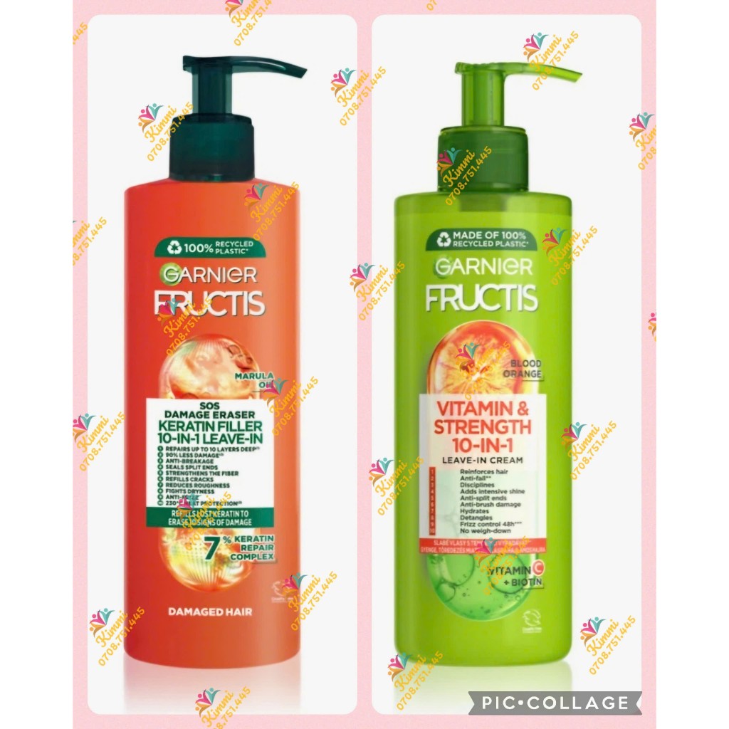 [Garnier] Kem dưỡng tóc Garnier Fructis 10in1 chống rụng tóc, hư tổn ...