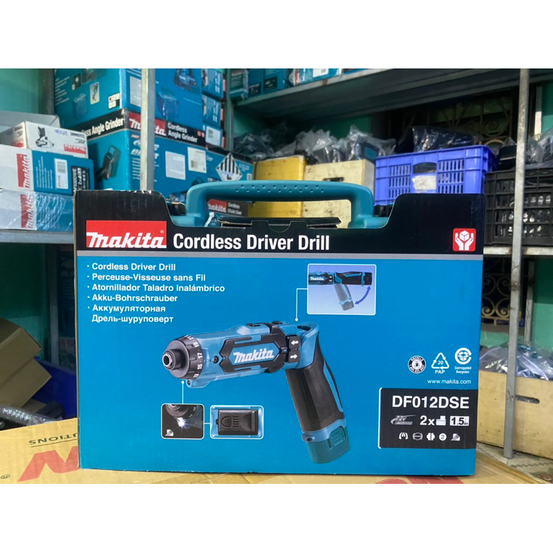 Máy vặn vít dùng pin Makita DF012DSE 7.2V | Shopee Việt Nam