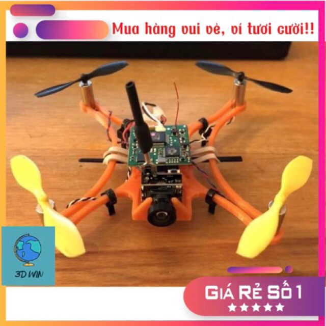khung máy bay Drone - FireFlo v2 siêu nhẹ thiết kế khí động học chui lỗ ...
