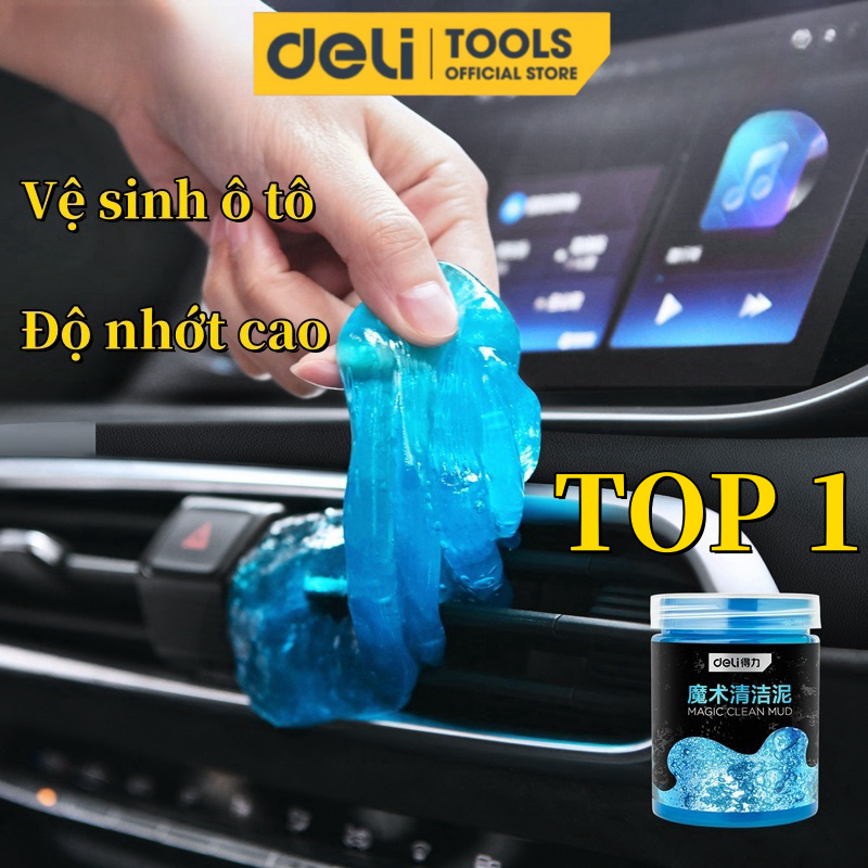 Gel Slime Vệ Sinh Deli Bùn Silicon Vệ Sinh Bàn Phím Lau Bụi Xe Ô Tô Tái ...