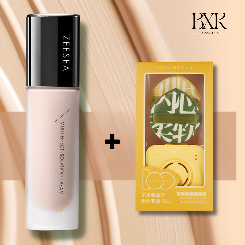 Kem lót ZEESEA kem chống nắng trang điểm kiềm dầu nâng tông che lỗ chân lông làm mịn da | Shopee ...