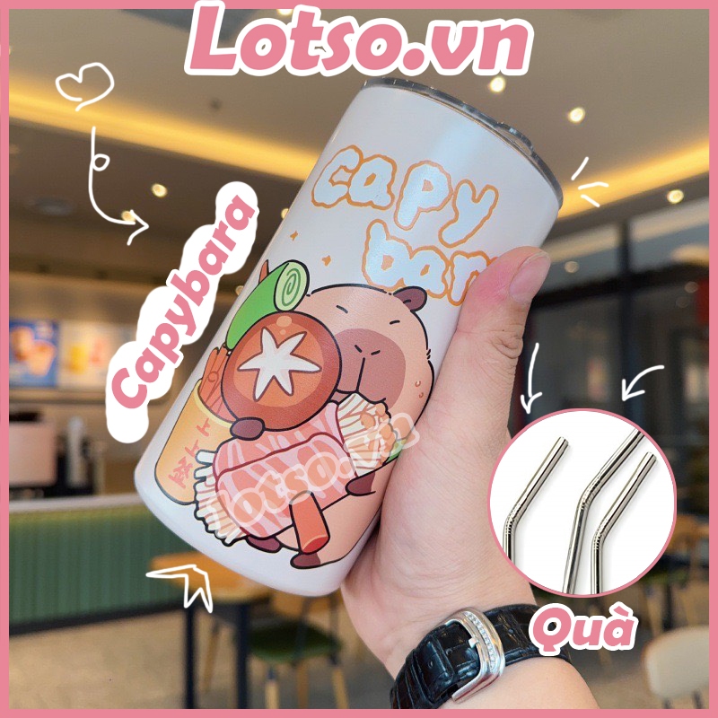 Bình Giữ Nhiệt Hoạt Hình Capybara, Sanrio, Lotso Inox 304 600ml Tặng Ống Hút Lotso.vn - ls023002 ...