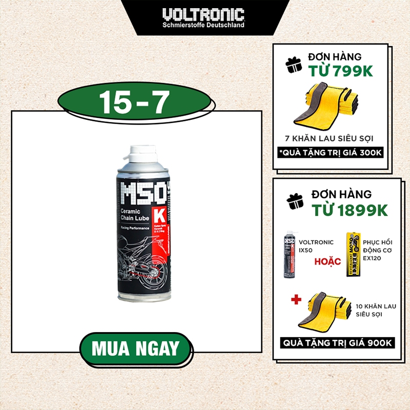 XỊT DƯỠNG SÊN PHỬ SỨ CAO CẤP NHẬP KHẨU ĐỨC VOLTRONIC M50-K CERAMIC ...