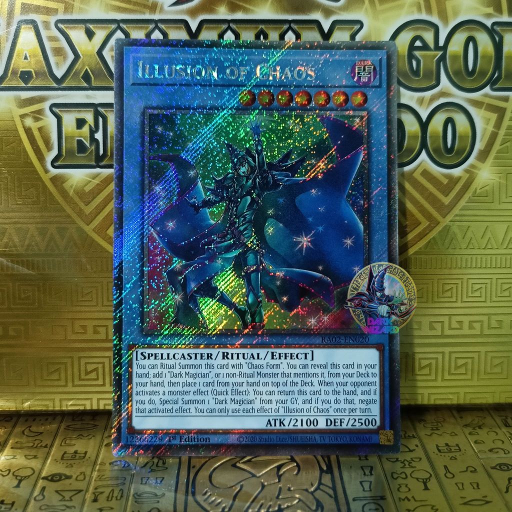 Illusion of Chaos – RA02-EN020 – Platinum Secret Rare [Thẻ bài Yugioh] | Shopee Việt Nam