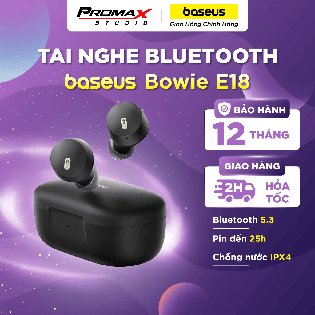 Tai Nghe Không Dây Baseus Bowie E18 True Wireless Earphones | Shopee ...