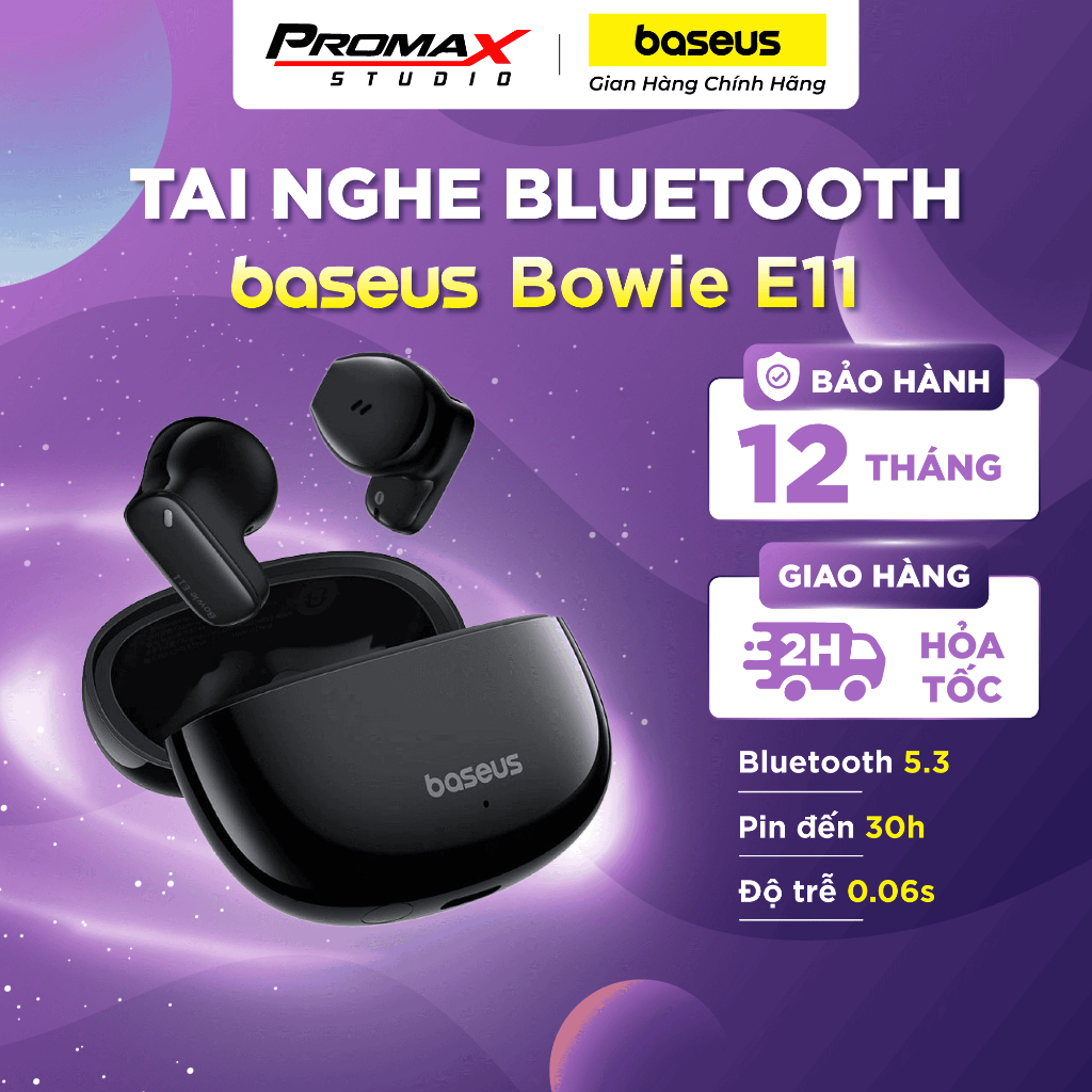 Tai Nghe Không Dây Baseus Bowie E11 True Wireless Earphones | Shopee ...