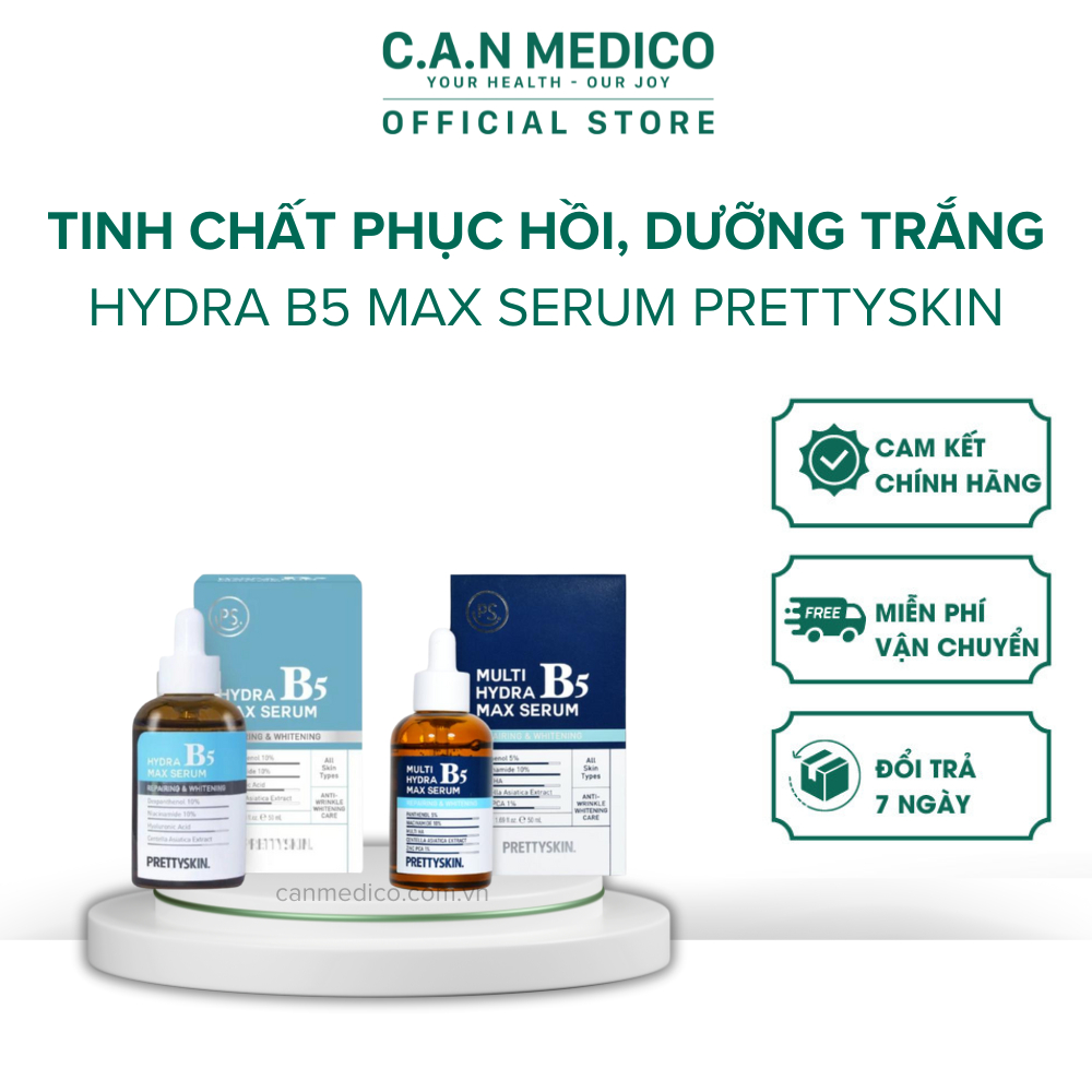 Tinh chất phục hồi, dưỡng trắng Hydra B5 Max Serum Prettyskin | Shopee Việt Nam