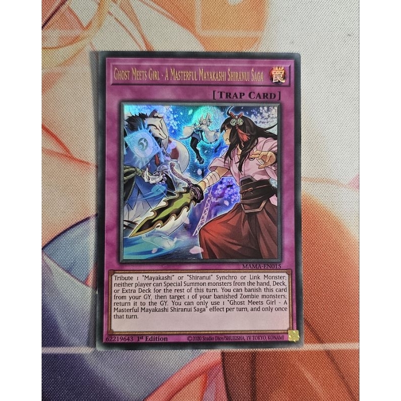 Thẻ bài Yugioh : Ghost Meets Girl - A Masterful Mayakashi Shiranui Saga ...